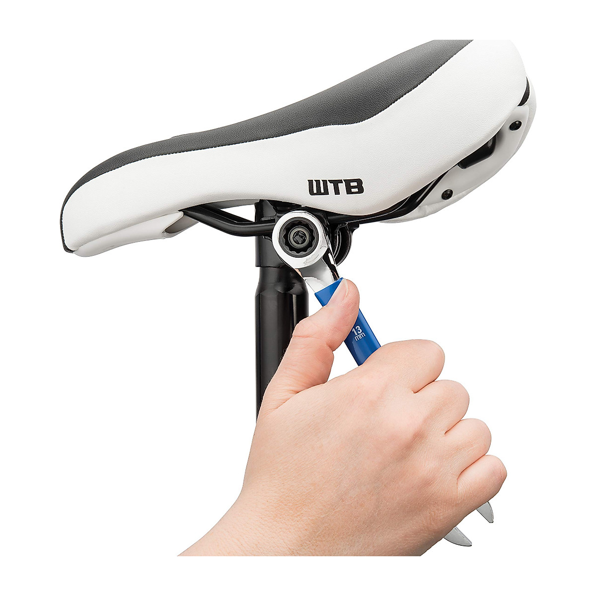 Park Tool MWR-SET Ratcheting Metric Wrench Set,6mm 17mm Tool,Blue/Silver