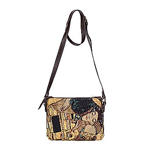 Signare Tapestry Women Bags inspired by Gustav Klimt (XB02-ART-GK-GDKS)