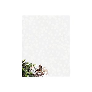 Great Papers! Alpine Woods Letterhead, 80 count, 11" x 8.5" (2017026), Blue