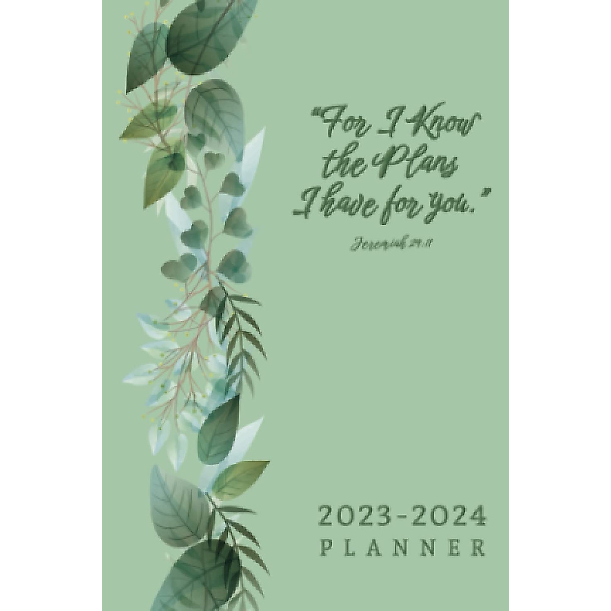 2023-2024 Pocket Calendar for Purse: 2 Yr Christian based 4x6 Planner with Monthly Calendars, Inspiring Bible Verses, Blank Lined Pages for Appointments, To Do’s, notes, Leaves, Plans