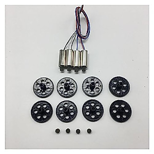XUCHIL SG700 S169 SG700-D Drone RC Quadcopter Spare Parts Fold Wing Arm Include Gears LED Axis Motor Set Upgrade Bearing Etc Part Kit (Color : 8620 Version motor-09, Size : .)