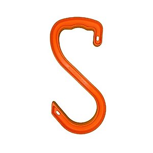 HIGH 5 Hook Single - Heavy Duty, Industrial Safety Hook for Hanging Cables, Cords, Hoses and Welding Leads. 250 lb Capacity (Box of 20)