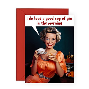 CENTRAL 23 Funny Birthday Cards For Women - Sarcastic Greeting Cards Birthday Female - Retro Cards For Mom Wife Auntie - Best Friend Birthday Cards For Her - Comes With Fun Stickers