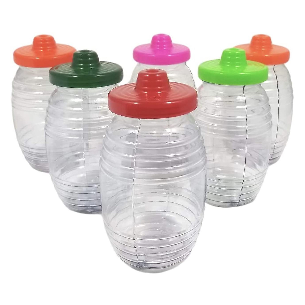 Generic 12 Lt - 16oz vitroleros aguas frescas wstraws 6 pk by Border Merchant