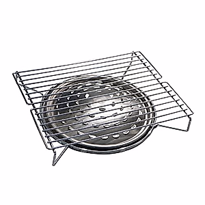 GRALARA Gas Stoves Stand Rack Stainless Steel Grate Cooking Pot Holder Bracket Home Garden Gas Stoves Shelf BBQ Rack Portable Mini Camping Grill