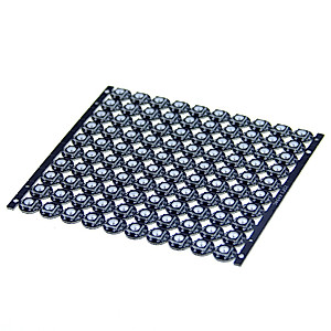 ALITOVE 100pcs WS2812B Addressable 5050 Smart RGB LED Pixel Light on Black Heat Sink PCB Board 5V DC Compatible with Raspberry Pi for DIY Lighting Project