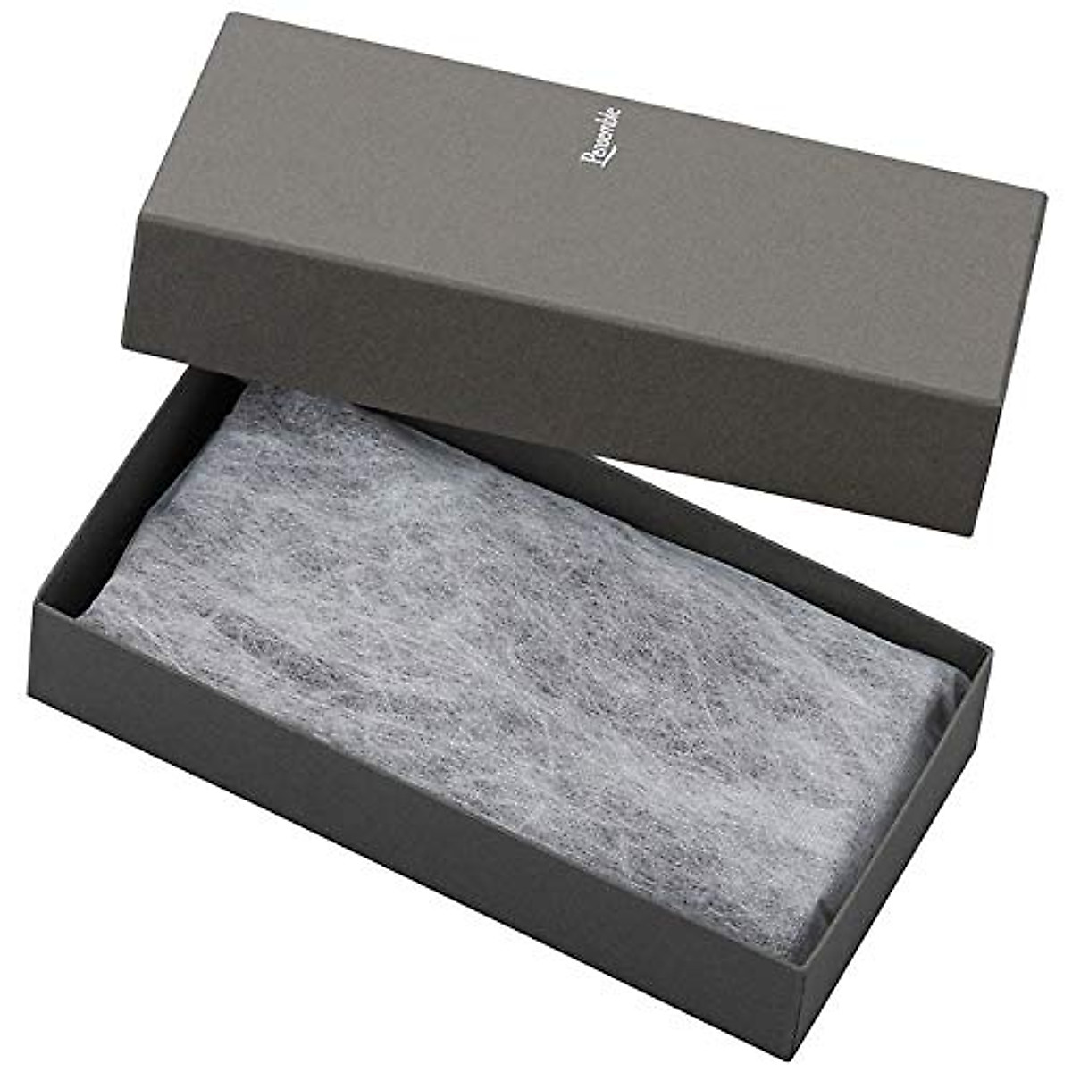 Zipper roll type pen case Pensemble Black PSRF5-01-B