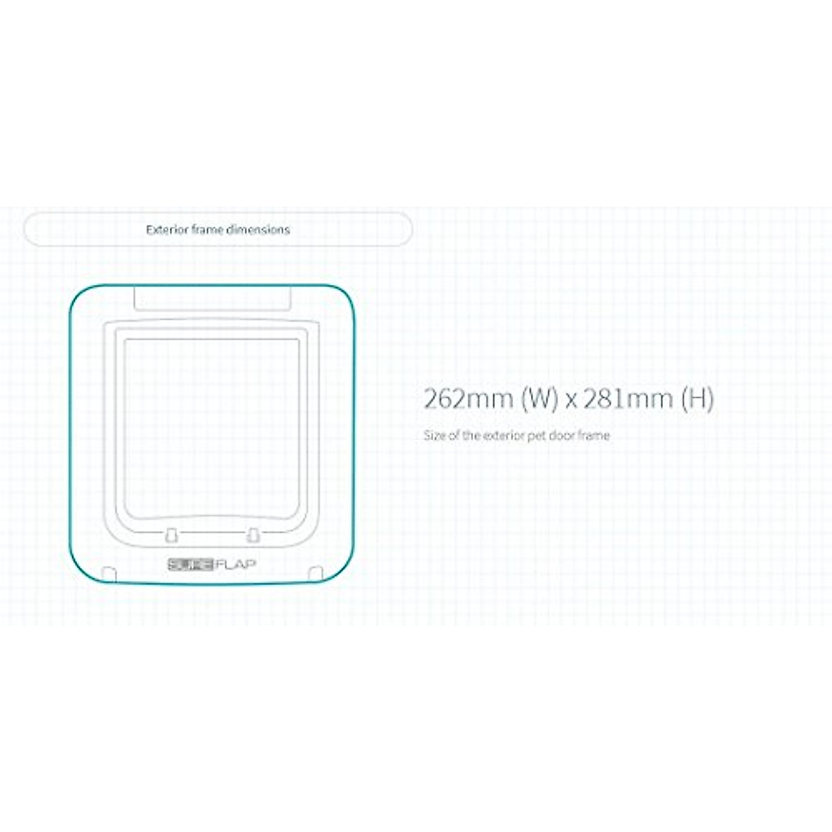 SureFlap-Sure Petcare Microchip Pet Door (White)