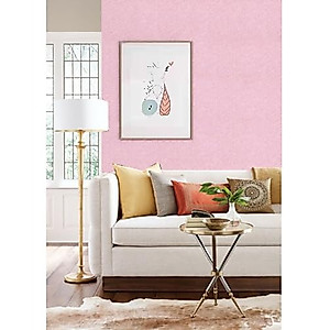 MOENMOAI Pink Wallpaper 11.8" X 78.7"Self Adhesive Peel and Stick Removable Home Decorative Vinyl Film for Home Decoration Worktops Furniture Stickers Contact Paper Removable Kitchen Wallpaper