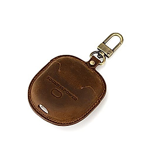 for Bose QUIETCOMFORT Earbuds II Bluetooth Headset Genuine Leather Case Big Shark 2nd Generation Headphone Cover(Coffee Color)