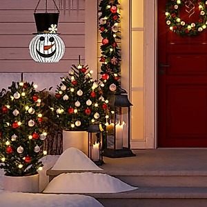 dreamskip Halloween Solar Lights Outdoor, 2 Pack Solar Powered Halloween Decorations, Pumpkin and Eyeball Halloween Pathway Stake Lights for Outside Yard Porch Lawn Garden (DR-YF47062811-FBA)