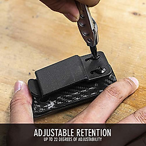 Clip & Carry Kydex Multitool Sheath for LEATHERMAN OHT - Made in USA (Multi-tool not included) EDC Multi Tool Sheath Holder Holster Cover (Black)