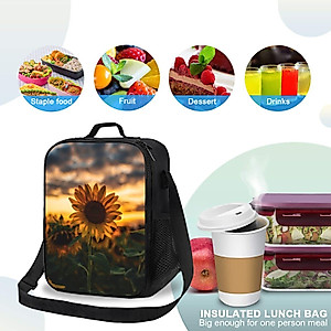 AHOBAGGA Personalized Lunch Bag Custom Your Name Picture Photo Insulated Lunch Tote Box Reusable Picnic Lunch Boxes for Work Travel Picnic Hike Beach