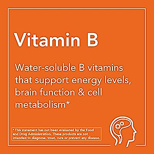 NOW Supplements, Vitamin B-1 100 mg, Energy Production*, Nervous System Health*, 100 Tablets