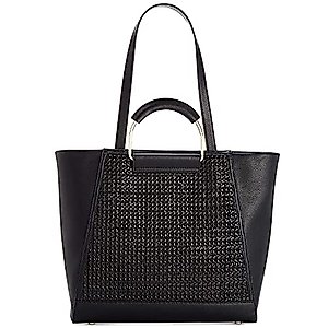 I.N.C. Women`s Ajae Bangle Crochet Tote (Black, One Size)