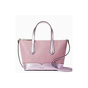 Kate Spade New York Lola Glitter Small Satchel Crossbosy Bag Rose Pink
