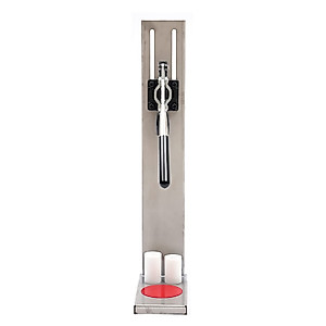 Stainless Steel Manual Wine Bottle Corking Machine Hand Pressure Manual Corker Cork Wine Bottle Corking Inserting Stopper Tools 2 POM heads