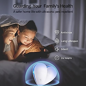 Pest Control Repeller, Plug-in Pest Repellent for Mouse Insect Cockroach Spider Bug Ant Mosquito Rodent Rats Indoor Use 6 Packs