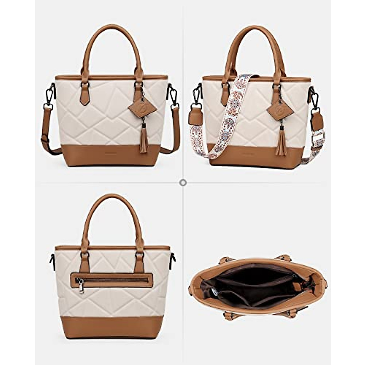 FADEON Cute Purses For Women Small Tote Bags For Women satchel crossbody PU Leather Purse