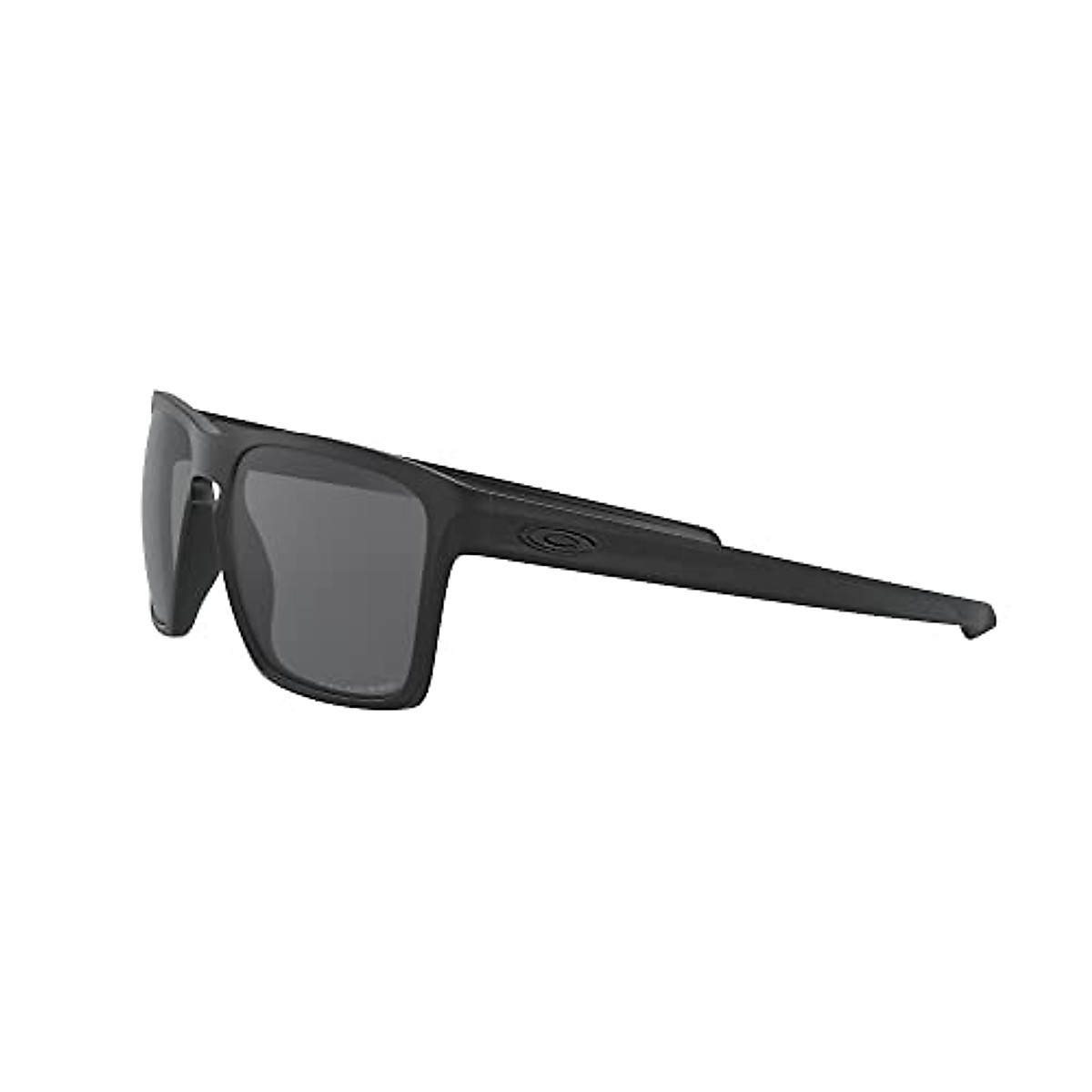 Oakley Men's OO9341 Sliver XL Rectangular Sunglasses, Matte Black/Grey Polarized, 57 mm