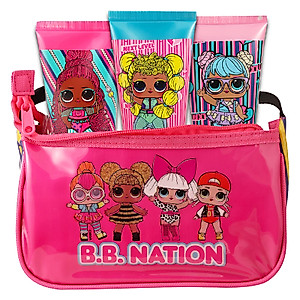 L O L Dolls Bathroom Set for Kids, Toddlers - 5 Pc LOL Accessories Bundle with Body Wash, Shampoo, Bubble Bath, and More (LOL Dolls Bath Toys for Girls)