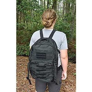 US Survival Solutions Bulletproof Backpack - Durable College & School Backpack | Waterproof Travel Backpack | Gift for Men, Women, Boys, Girls & Students, Black