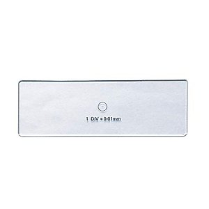 0.01mm Stage Micrometer Microscope Camera Calibration Slide White