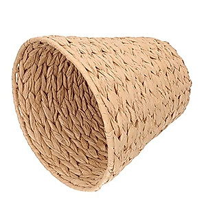 Cabilock Office Decor Paper String Basket Multi- Storage Basket Home Trash Basket Waste Basket Garbage Container Toillet Paper Bin for Bathroom Bedroom Kitchen Office Wicker Basket