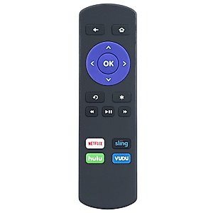 PERFASCIN New Replacement IR Remote fit for Roku 1 2 3 4 LT HD XD XS Premiere Express Streaming Player with Netflix Hulu Key 4620XB 3050R 4620R 3900XB 3700XB 2000C 2710R 4210XB 3900R 2500R LT 2700R