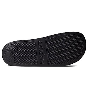adidas Unisex Shower Slide Sandal, Core Black/Core Black/Core Black, 9 US Men
