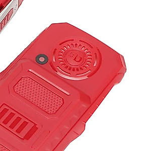 2G Unlocked 2.8in HD Screen Senior Cellphone with Flashlight, Cell Phone, 3D Big Button Big Font Dual Card 1.3 MP Camera Easy to Use 32MB, 64MB Senior Mobile Phone (Red)