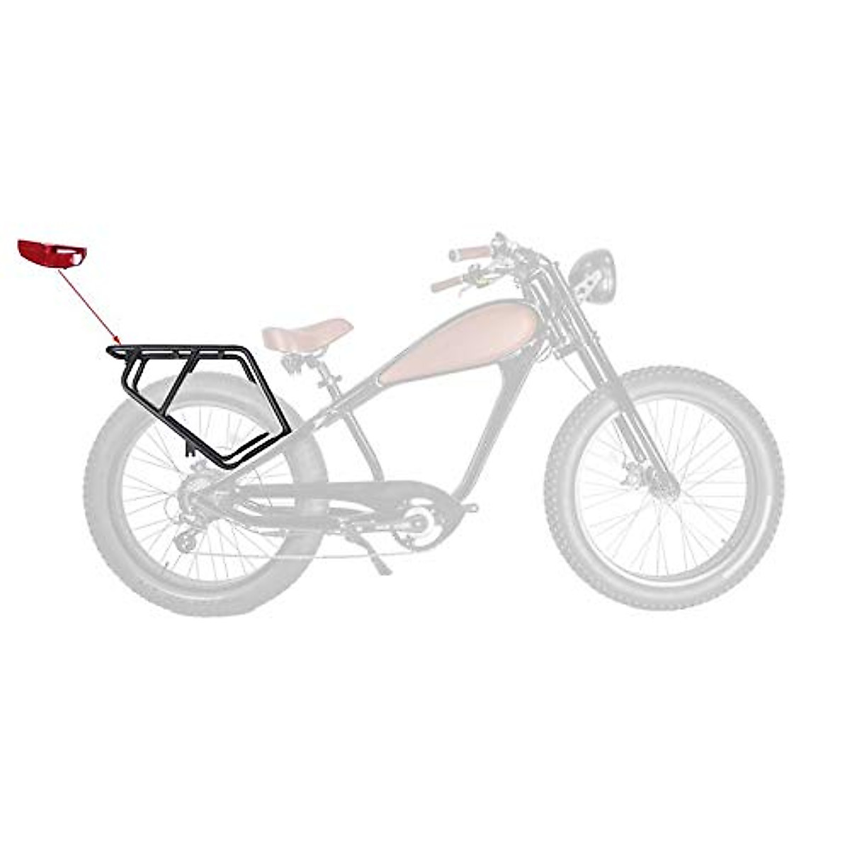 Cheetah Cafe Racer Accessories (Rack and Fender Bundle)