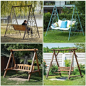 Kasla Outdoor Swing Cover,Patio Swing Cover,Swing Cover for Outdoor Furniture Porch Cover Glider Hammock Cover Waterproof -89" L×50" W×77" H