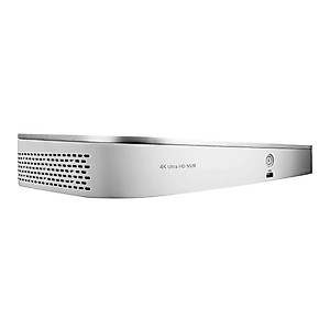 Lorex N841A82 8 Channel Fusion Series 4K HD 2TB IP Ultra HD Security System Network Video Recorder (NVR) with mart Motion Detection and Voice Control, Smart Home, White (Renewed)