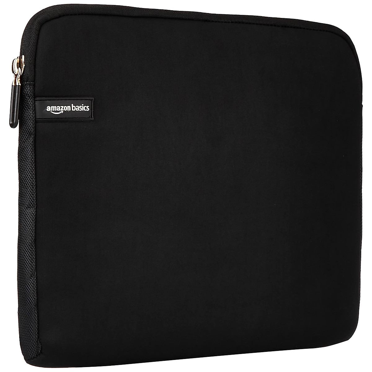 Amazon Basics 14-Inch Laptop Sleeve, Protective Case with Zipper - Black