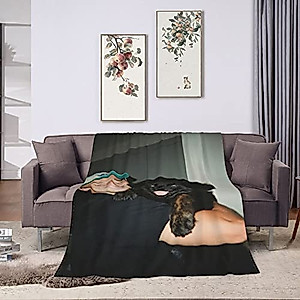 Drew Starkey Ultra-Soft Micro Fleece Throw Blanket Warm Comfortable Versatile Blanket for Sofa and Travel