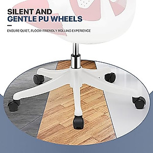 MoNiBloom Ergonomic Office Desk Chair Swivel Breathable Mesh Computer Chairs with Headrest and Lumbar Support, 95°-125° Adjustable High Back Chair, 250 LBS Capacity, Red