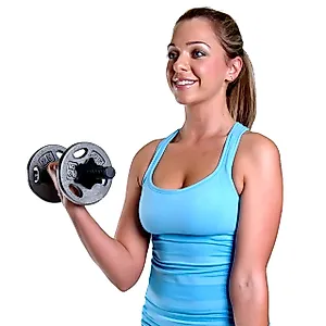 CAP Barbell Cast Iron 1" Gray Standard Grip Plate for Strength Training, Muscle Toning, Weight Loss & Crossfit - Multiple Choices Available