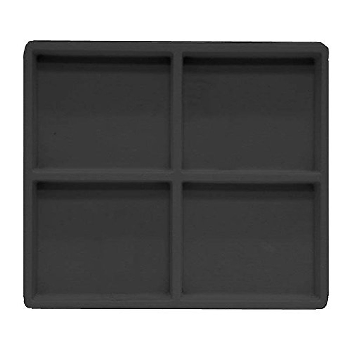 Display and Fixture Store Flocked Tray Insert-4 Compartment-Half Size
