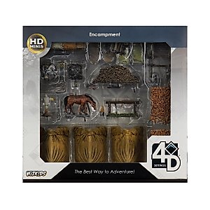 WizKids 4D Settings: Encampment | Tabletop RPG Terrain Scenery Set