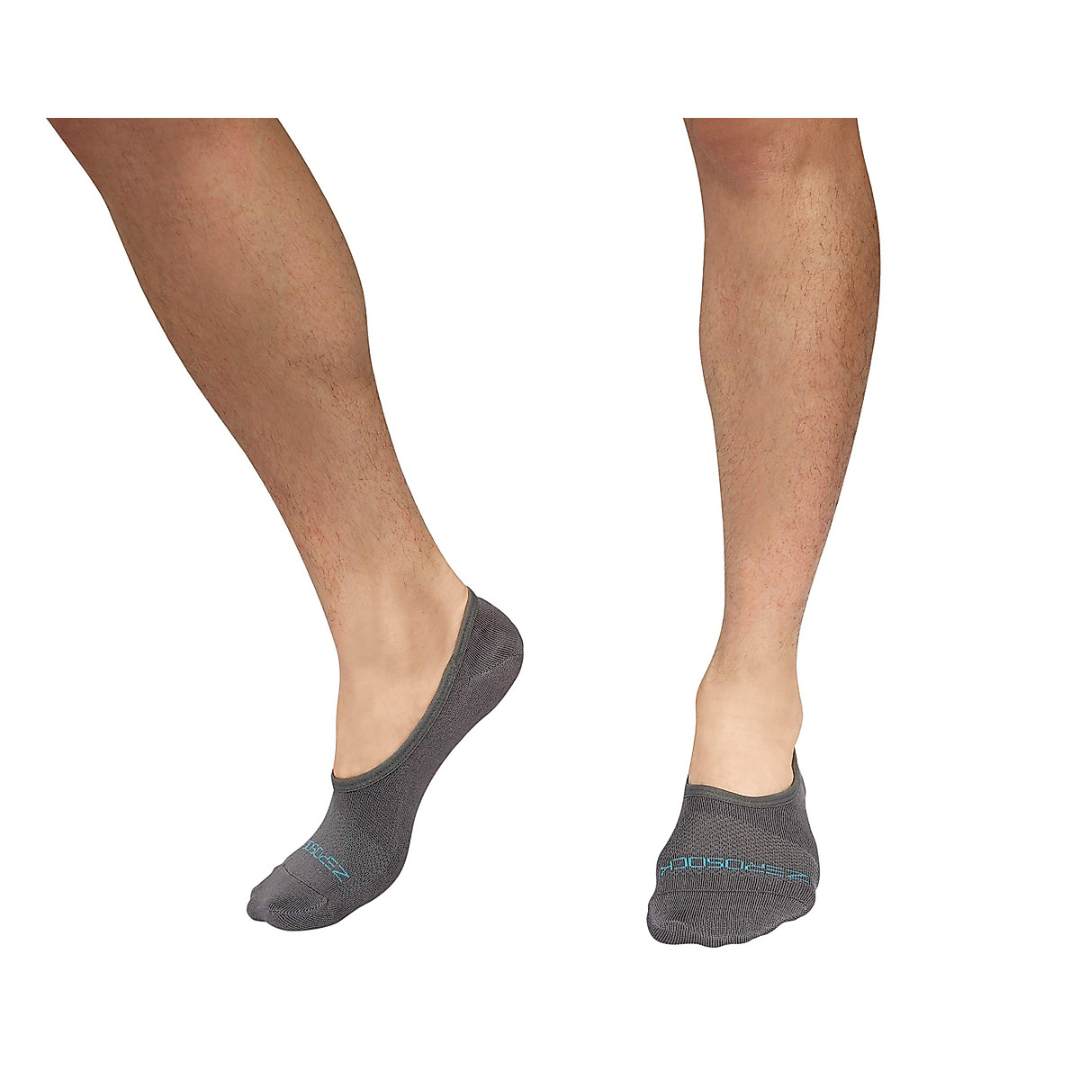 ZeroSock Bamboo Viscose Super Low Invisible Socks With Mesh Ventilation with Anti-Slip Gel Heel Grip (4 Pairs Per Box)