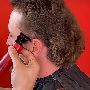 Supreme Trimmer 2-in-1 Pro Clipper & DLC T-Shaper Combo | Professional Beard Trimmer ST5215 & Hair Clipper STC5030 Barber Kit | Red