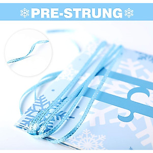 Snowflake Frozen Birthday Banner, Winter Wonderland 1st 2nd 3rd Birthday Party Decorations Snowflake Frozen Theme Party Christmas New Year Supplies