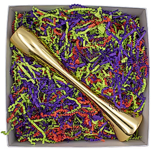 Stephanie Imports Made In USA 3-Ply Crinkle Cut Shredded Paper 2 lbs (Trick or Treat Halloween Blend)