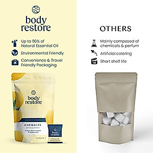 Body Restore Shower Steamers Aromatherapy (15 Packs x 2) - Gifts for Mom, Gifts for Women & Men, Shower Bath Bombs, Eucalyptus, Lavender Essential Oils, Stress Relief