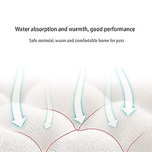 Pale Green Non-Electric Pet Warming Pad Leaf Nature Jungle Forest Super Soft Plush Dog Crate Pad for Travel or Home Party Theme 14" x 18"