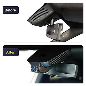 FITCAMX 4K Orignal Factory Look Car Camera WiFi Connection Dash Cam Compatible with Mercedes Benz EQA 2021 2022 2023 2024 (Color : HD2-5828, Size : 4K Front Cam 64GB)