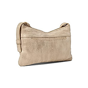 HOBO Paulette Crossbody Small Handbag For Women - Multiple Pockets and Adjustable Solid Strap, Chic and Gorgeous Handbag Gold One Size One Size