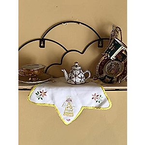 Angel's Peel Lounge Metal Wooden Hanging Floating Shelf Wall Decor for Home Decoration, Bedroom, Kids Room, Office- Rack Storage for Books, Plants, Toys and Deceptive Items(16" x 9" x 4")
