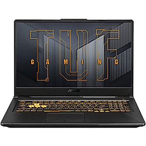 ASUS 2023 TUF FX706HC Gaming Laptop 17.3” 144Hz FHD IPS Display Intel 6-Core i5-11400H 64GB DDR4 4TB NVMe SSD NVIDIA GeForce RTX 3050 4GB GDDR6 WiFi AX RJ45 USB-C w/DP Backlit KB Windows 11 Pro w/USB